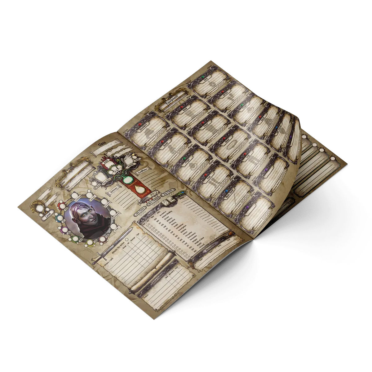 Character Folio - Pre-generated Characters - Gooey Shop